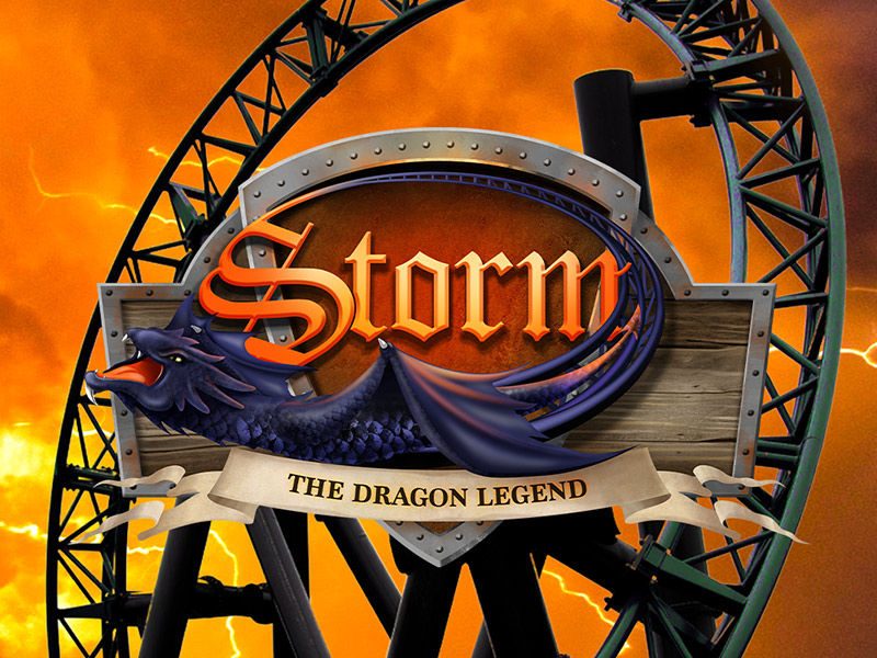 Unik Berg- og dalbane i Europa - Fornøyelsesparken - Storm | TusenFryd
